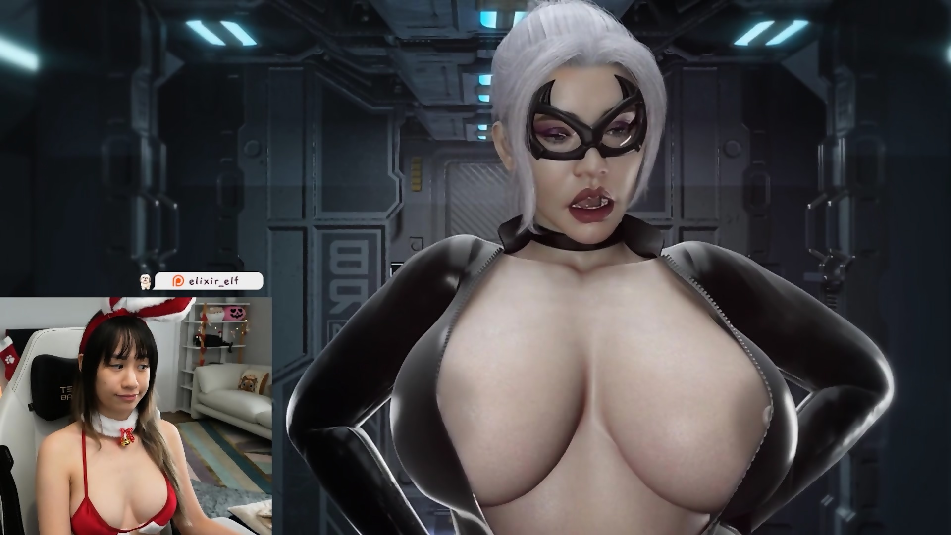 Why Is It So Big 😠Black Cat Vs Venom Bbc Eporner