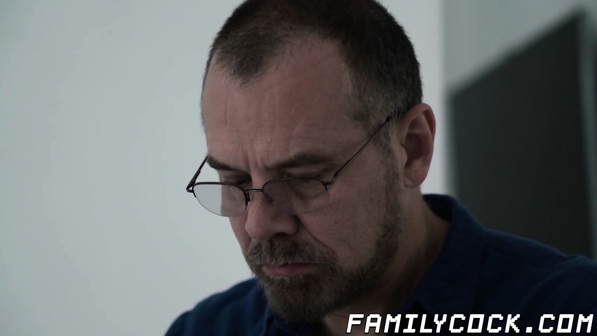 Mature Daddy Barely Fits His Fat Cock Into Stepsons Ass - EPORNER